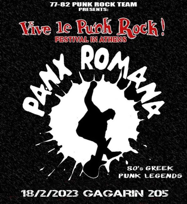 Οι Panx Romana στο Vive Le Punk Rock Festival 18/2/2023 | Panx.gr